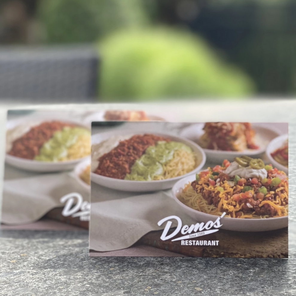 Gift Cards from Demos' Restaurants – Demos Family Kitchen